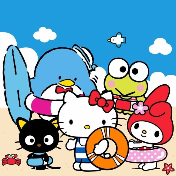 Sanrio | Art | Hello Kitty Beach Diy 5d Full Round Drill Diamond ...